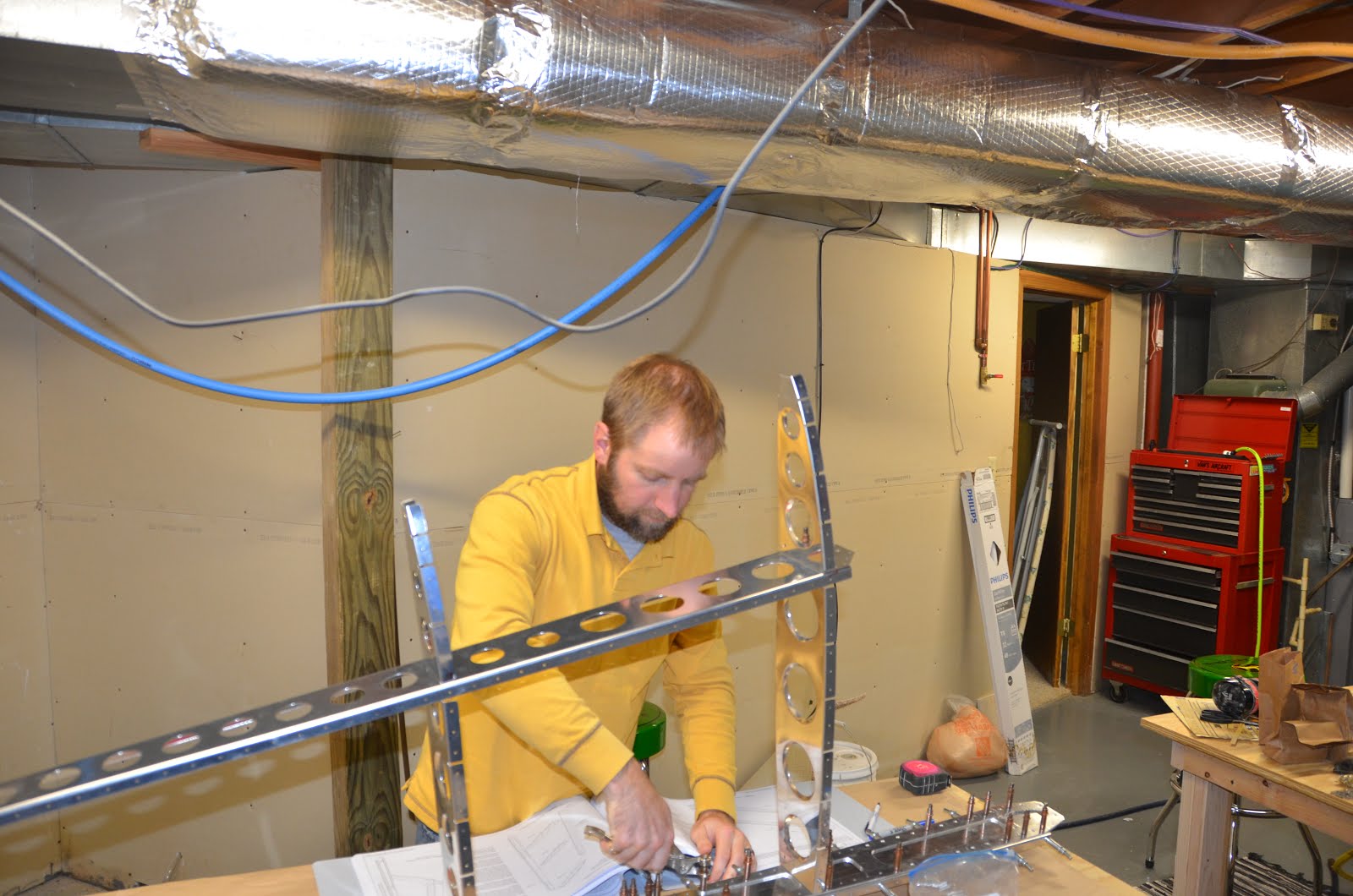 N67SC: Vertical Stab spars and ribs