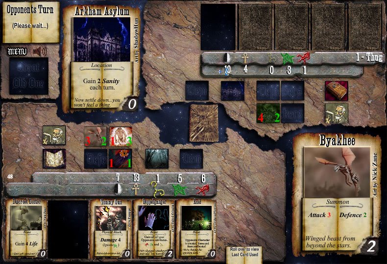 Weirdletter: The Necronomicon: Book of Dead Names, gioco di carte online