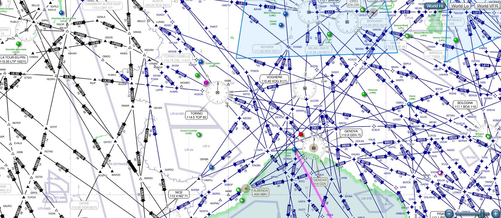 FlySim&Real: Carte aeronautiche: come reperirle gratuitamente