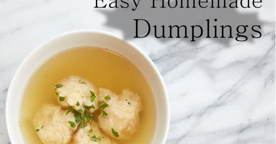 Easy Homemade Dumplings