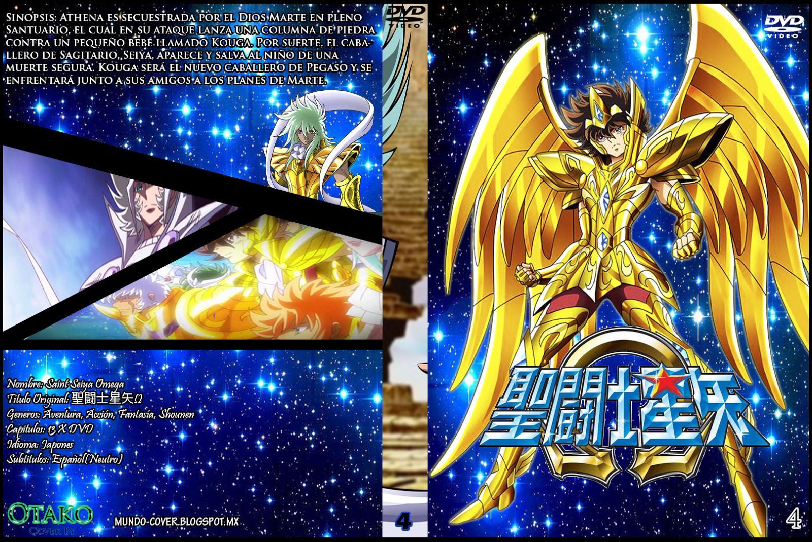 Saint Seiya Omega 13 CAP X DVD | Mundo Cover