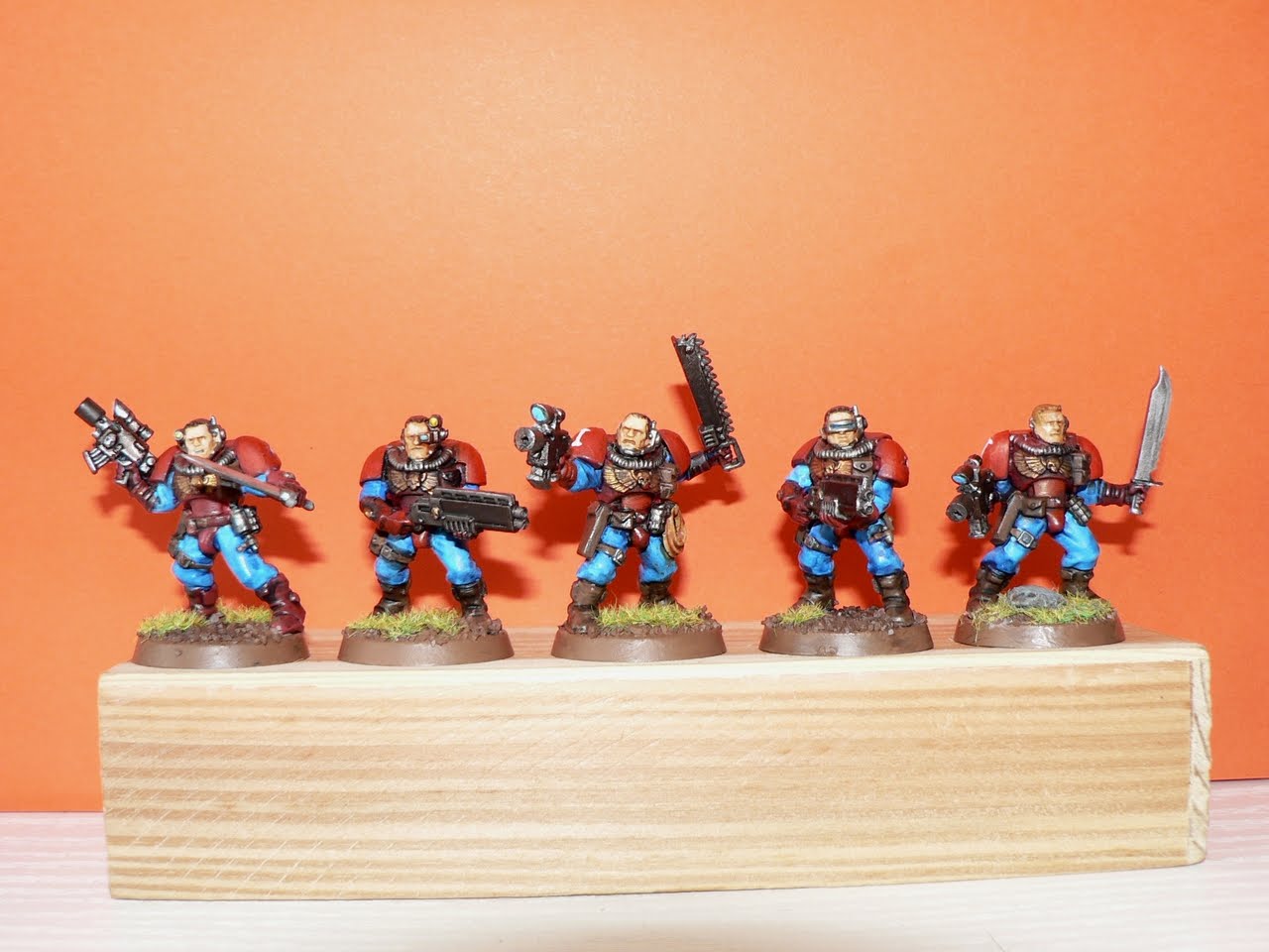 Genesis Chapter - Warhammer 40.000: Genesis Chapter Scout Squad finished!