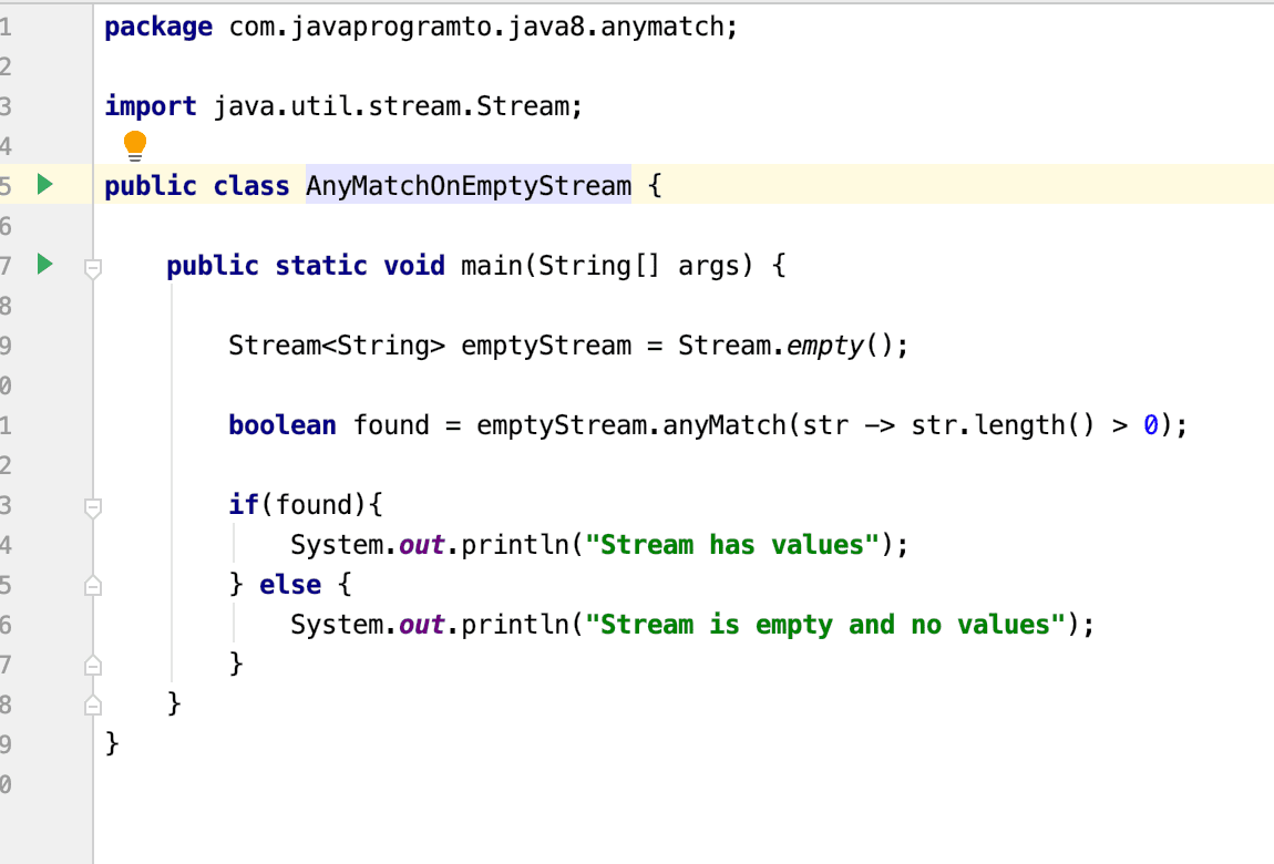 Stream AnyMatch Method In Java 8 To Find The Value In The Collection stream-anymatch-method-in-java-8-to-find-the-value-in-the-collection
