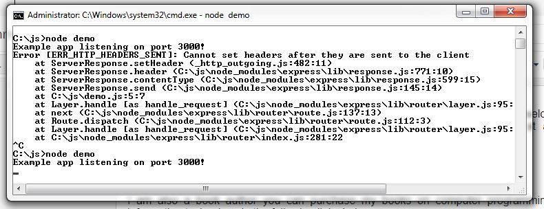 Free Programming Source Codes And Computer Programming Tutorials Hello World Using Nodejs And 2968