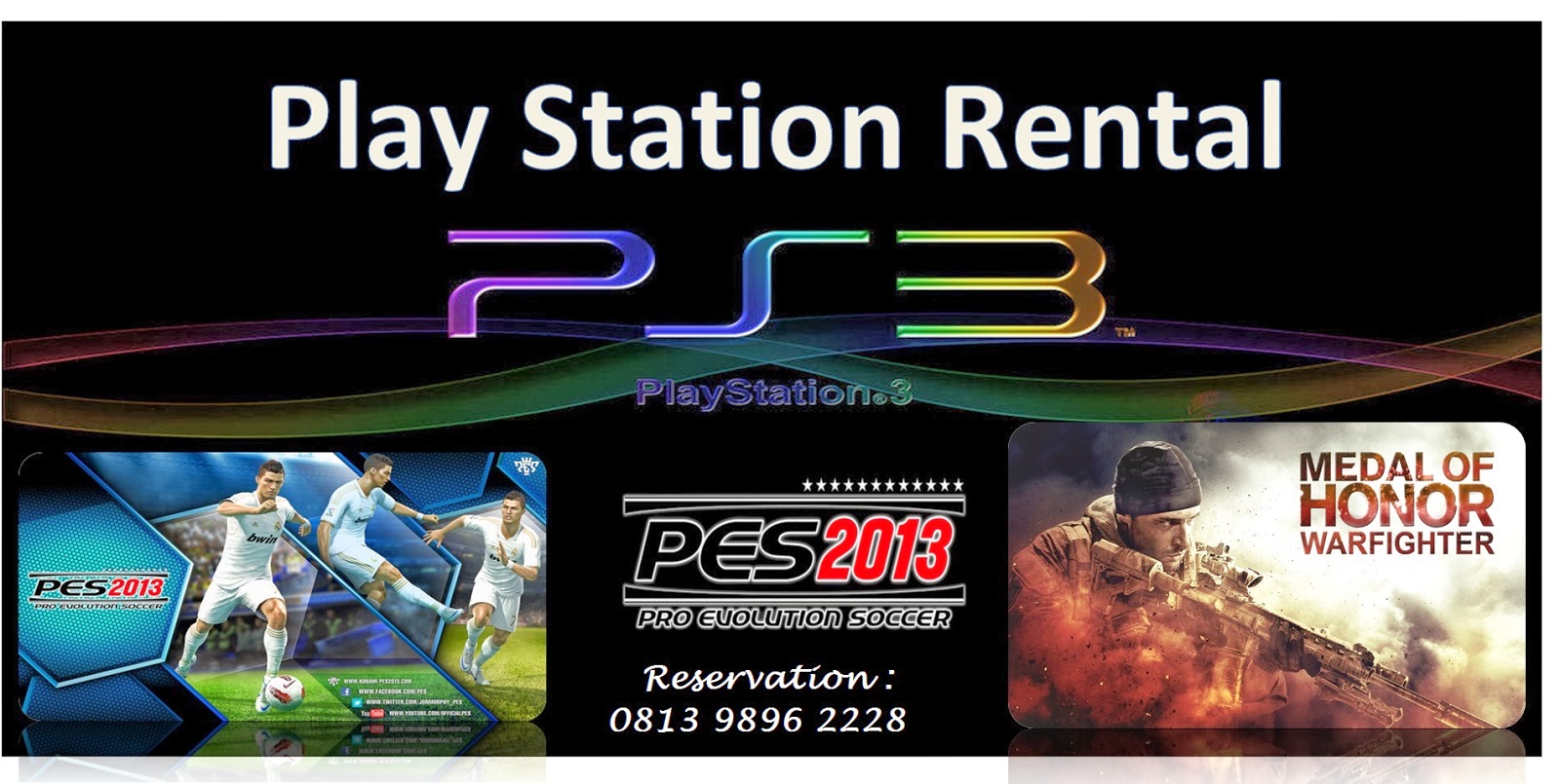 Sewa Rental PS3 Harian Jakarta, Depok dan Sekitarnya