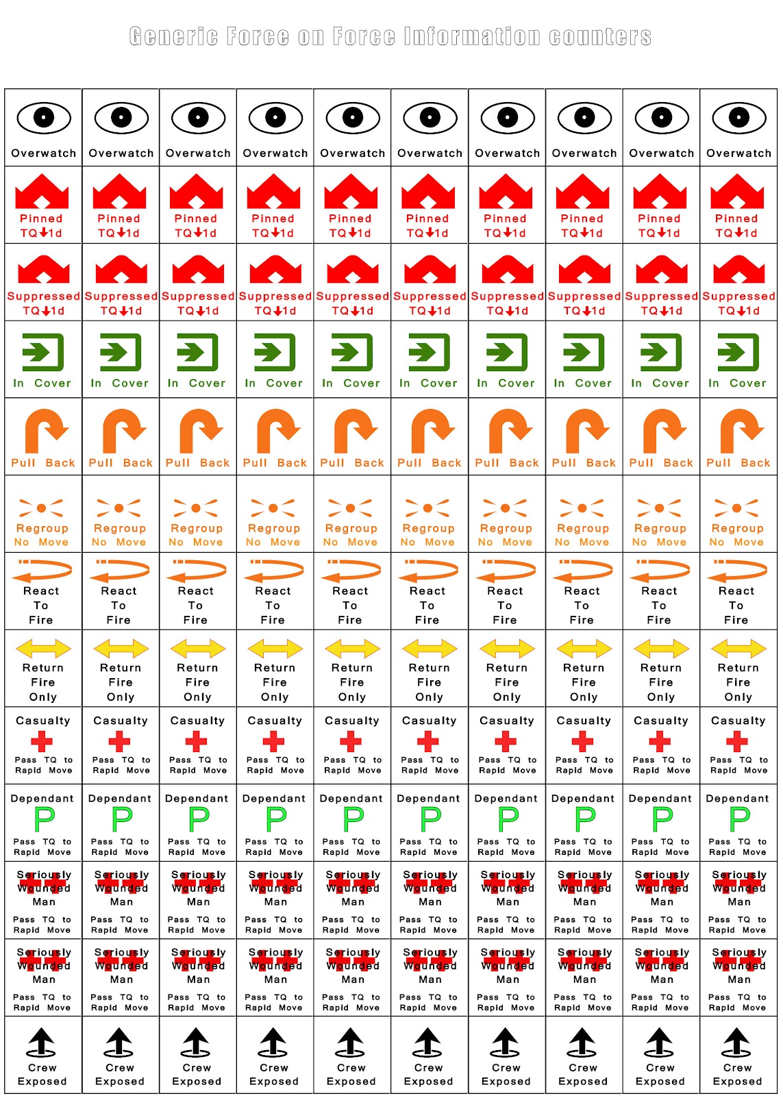 Hazdrubal's Wargaming Blog: Force on Force info Counters