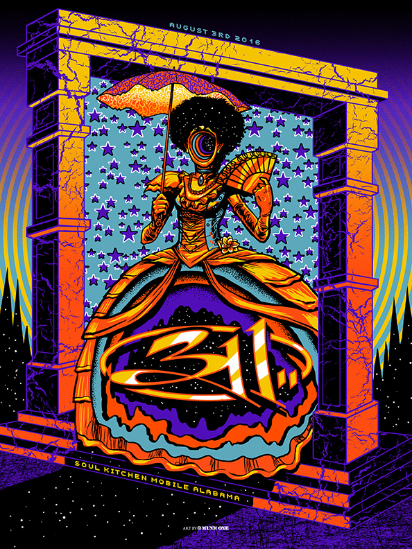 INSIDE THE ROCK POSTER FRAME BLOG: Munk One 311 Mobile AL Poster For ...