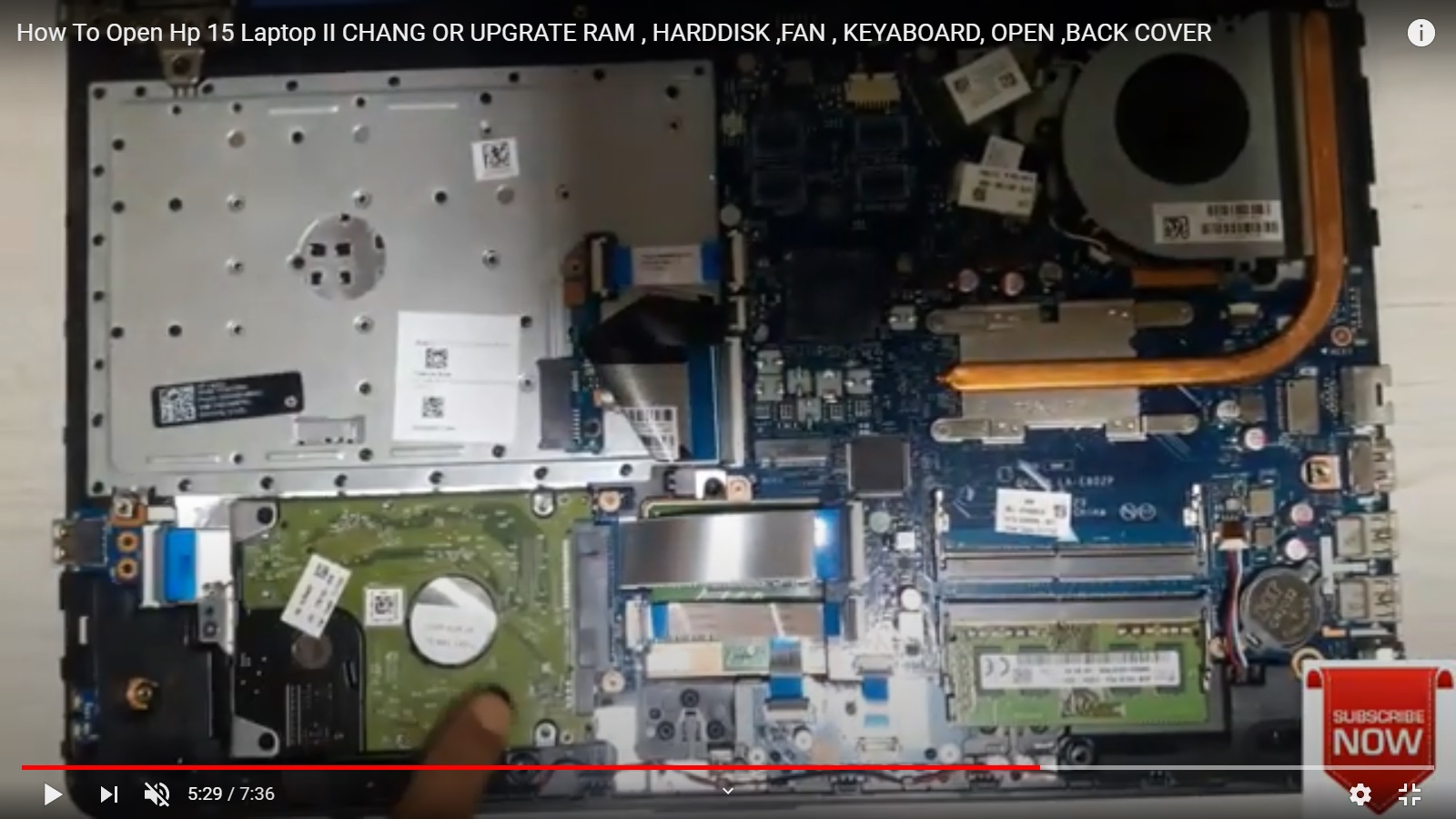 HOW TO OPEN HP 15 LAPTOP