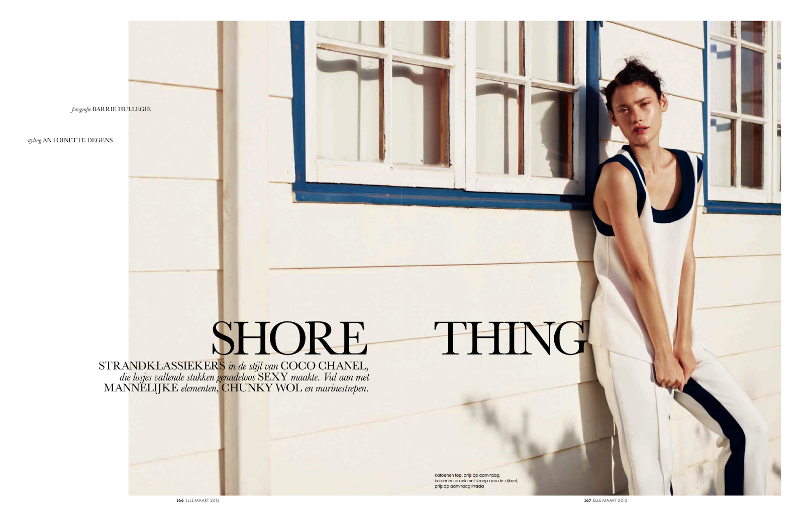 shore thing: emily meuleman by barrie hullegie for elle netherlands ...