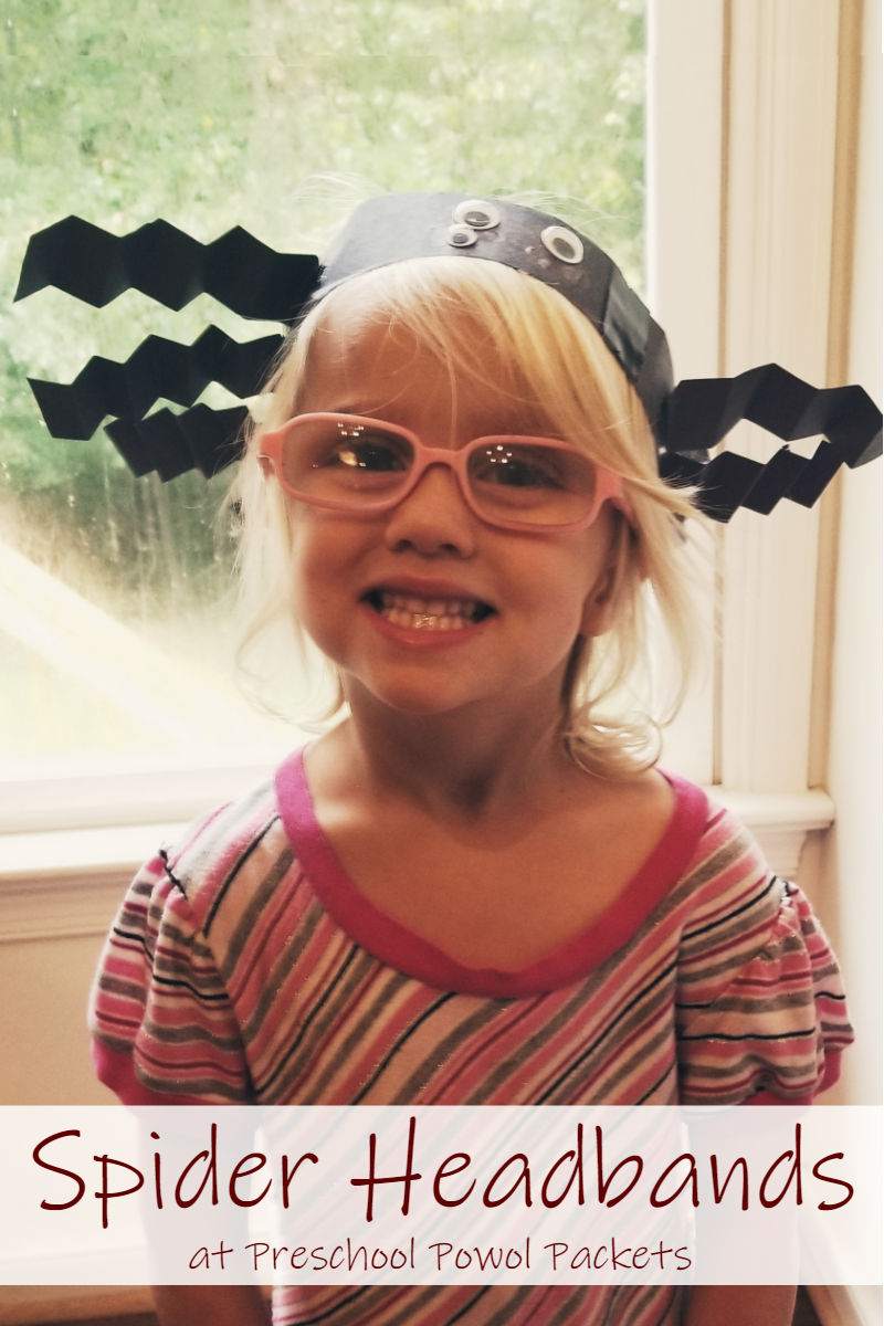 Spider Headband--a Fun Craft Activity for Preschool! | Preschool Powol ...