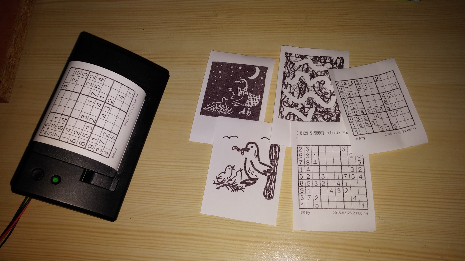 Thermal printer with RPi