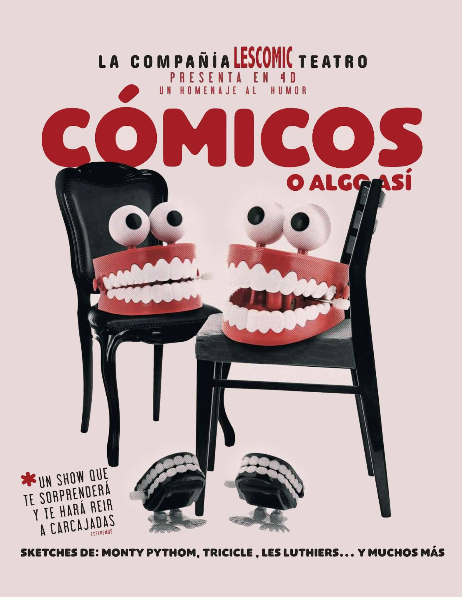 Página de información general y actividades culturales: Cómicos o algo así