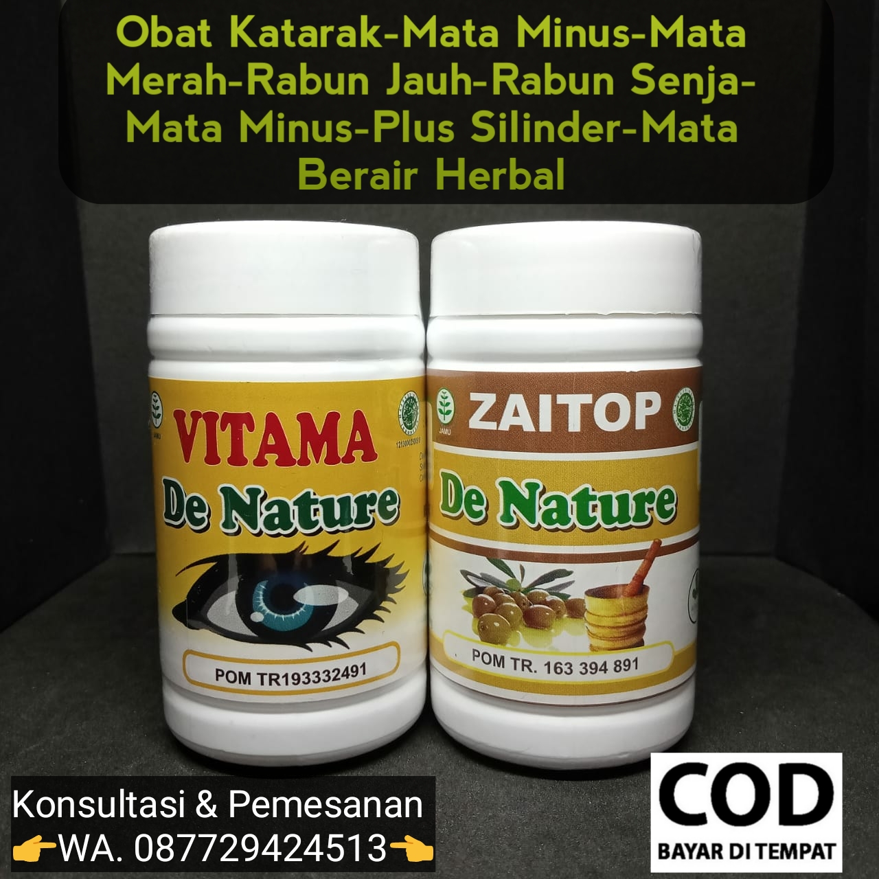 Obat Herbal De Nature: Obat Tetes Mata Untuk Katarak Ringan Di Apotik ...