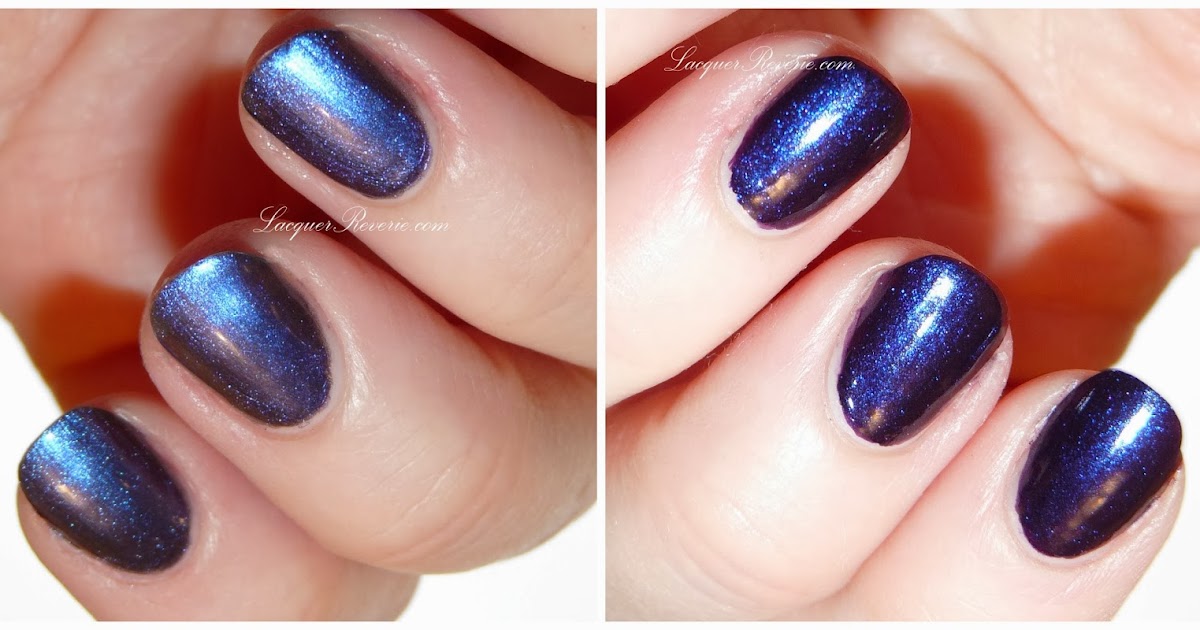 Lacquer Reverie: Saturday Night Smackdown: Indigo!! OPI vs. L'Oreal