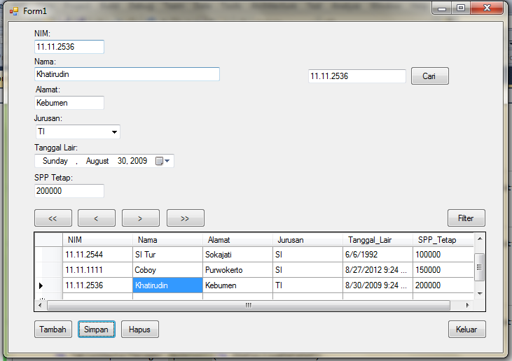 ARIF_MUJIB: koneksi Sql Server dengan Microsoft Visual Studio