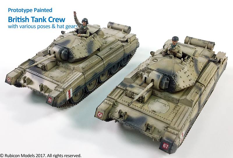 Tabletop Fix: Rubicon Models - British Tank Crew Preview