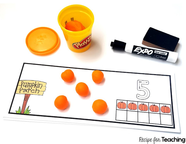 Counting Pumpkins - Recipe for Teaching