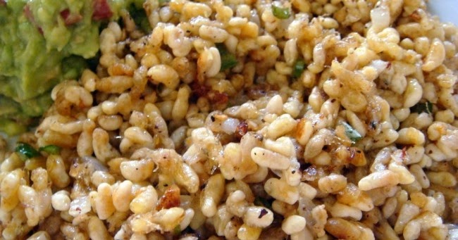 LAS COMIDAS MAS RARAS : ESCAMOLES(LARVAS DE HORMIGA)