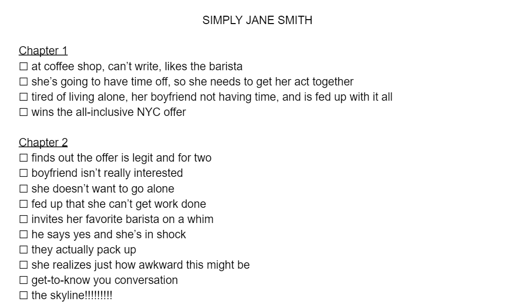 The Left-Handed Typist: Outlining for Those Who Hate It