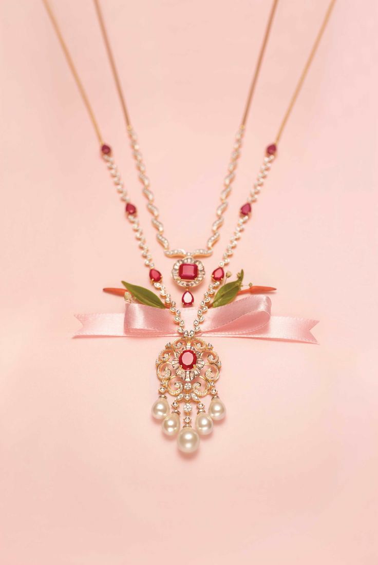 Ruby necklace designs