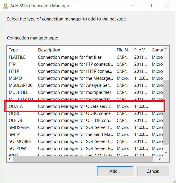 Freelancer - Data & Analytics: Accessing OData from Visual Studio Online