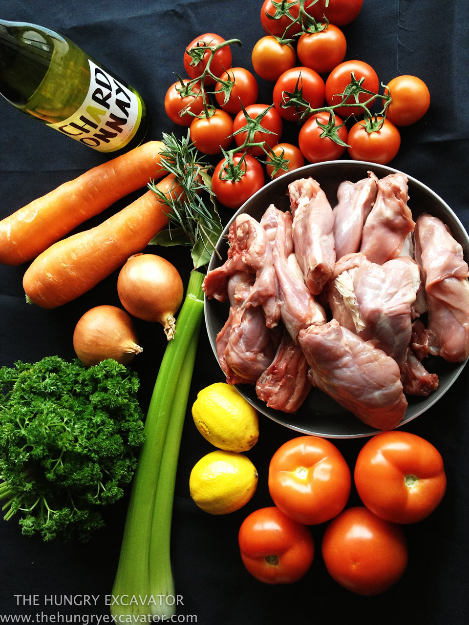 The Hungry Excavator: Rabbit Ragoût with Pan Fried Gnocchi and Green ...