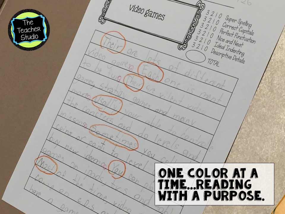 Student Self Assessment Chart