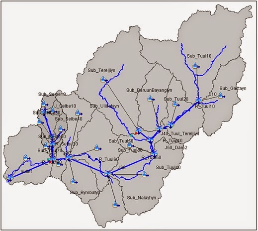Mongolian hydraulic engineering: Tuul River Flood Analysis