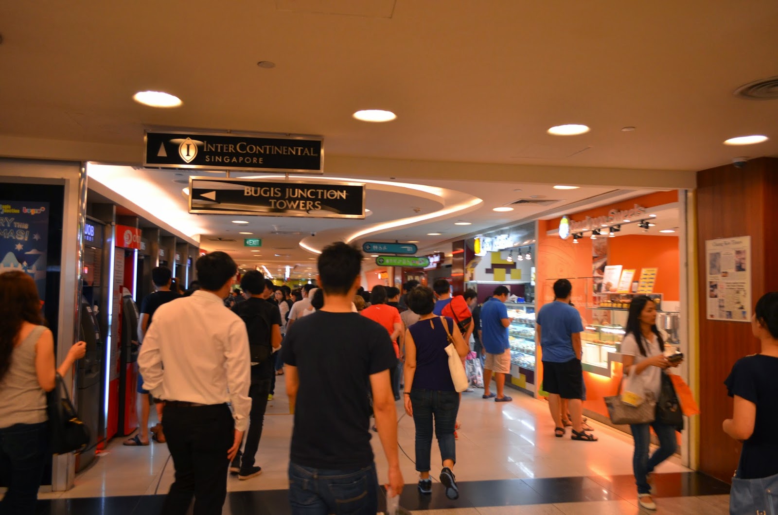 Our Journey : Singapore Bugis MRT - Bugis Junction Mall