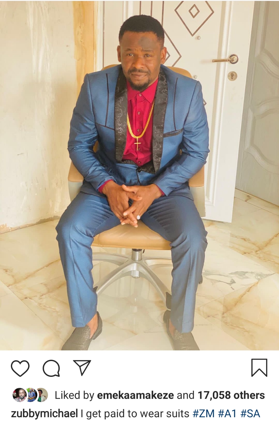 "I get paid to wear suits."