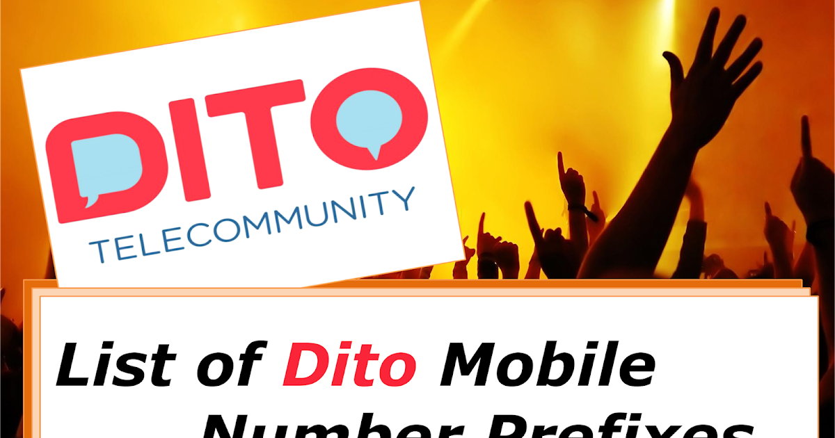 List of DITO Mobile Number Prefixes 2021 - Dito Telecom Promos, Combo ...