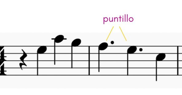 Música en el aula: EL PUNTILLO Y LA LIGADURA