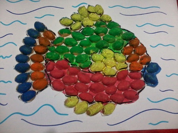 My Blooming Trilliums: Pistachio Fish Craft