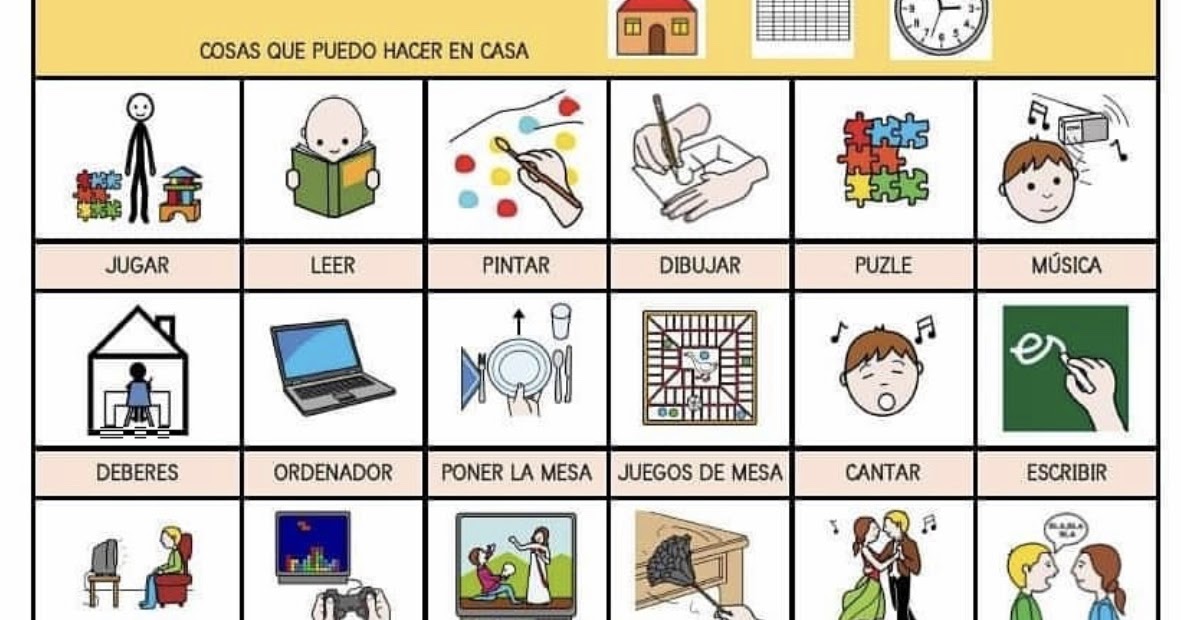 Una clase diferente: Cosas que puedo hacer en casa.