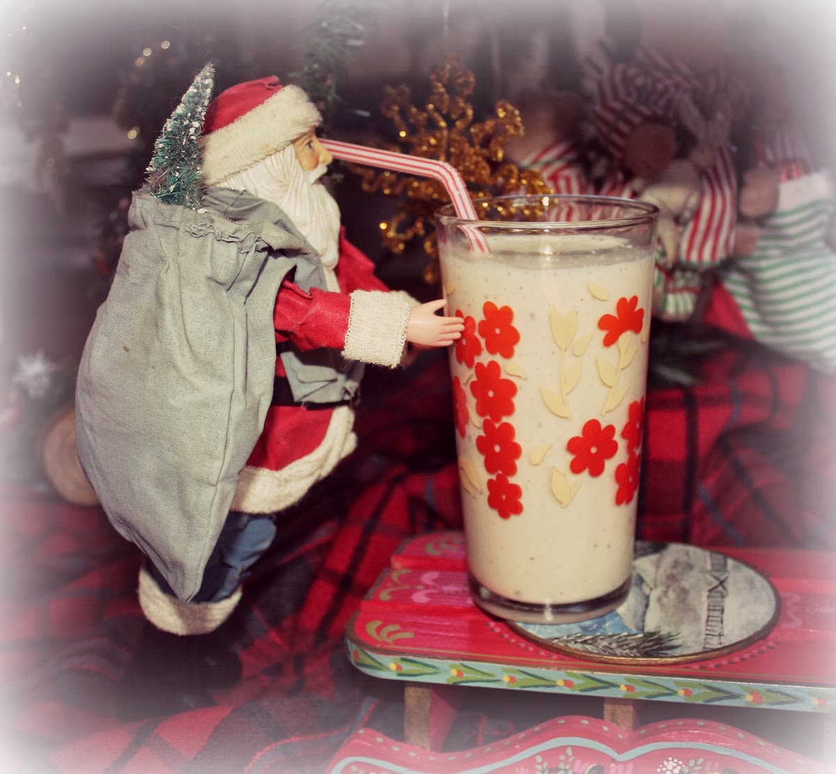 Little Town Living: Santa Approved Holiday Milkshake Recipe