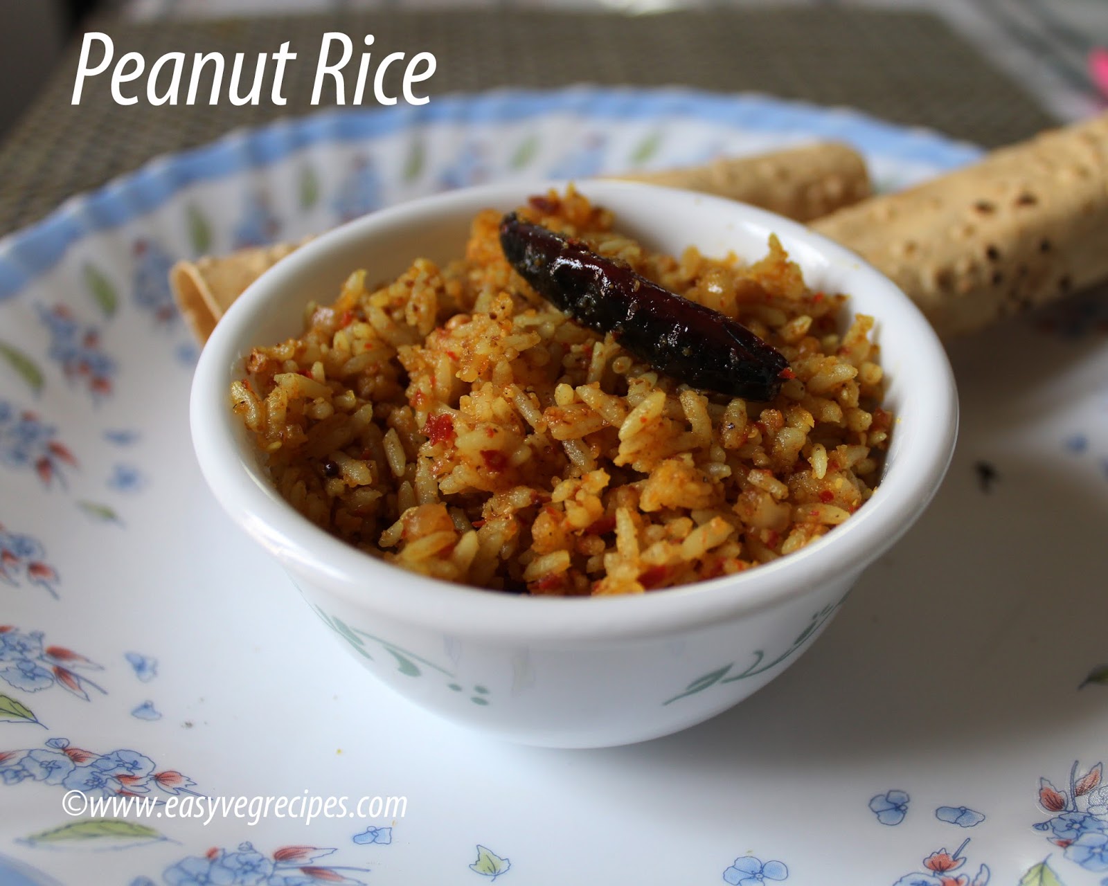Peanut Rice Recipe | How to make Peanut Rice | No Onion No Garlic ...