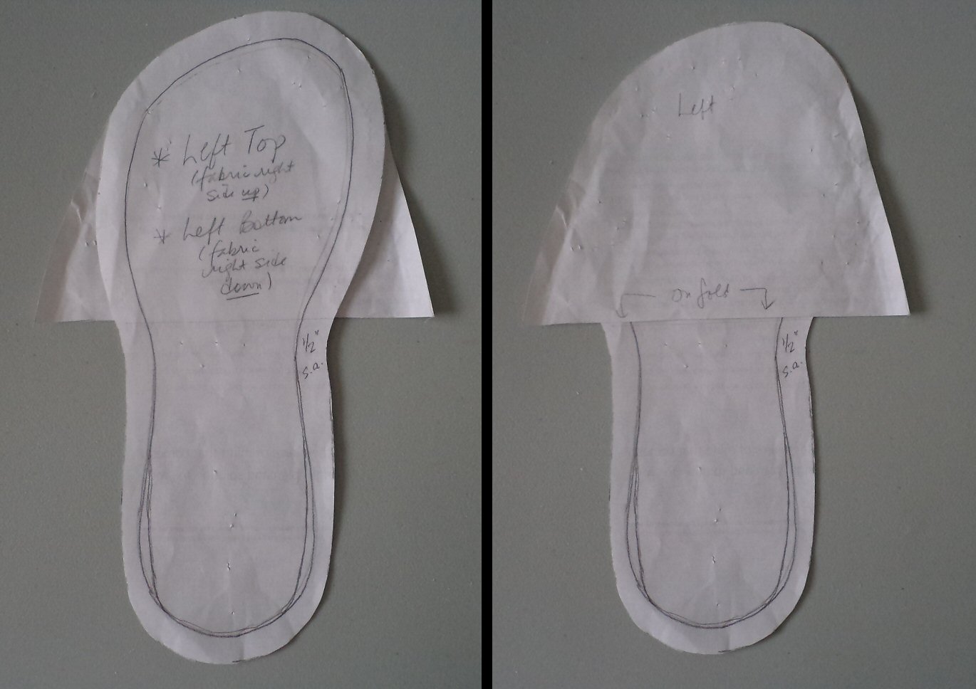 eSheep Designs: Quasi-Tutorial: Make Your Own Slippers