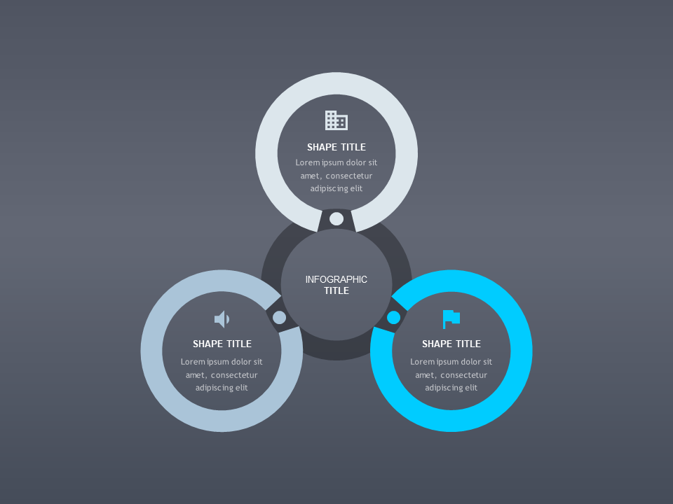 Triangle Circle Range PowerPoint Template - PowerPoint Free