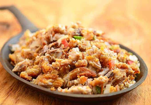 Lechon kawali Crispy Sisig