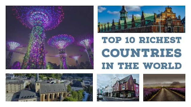 Top 10 richest countries of the world