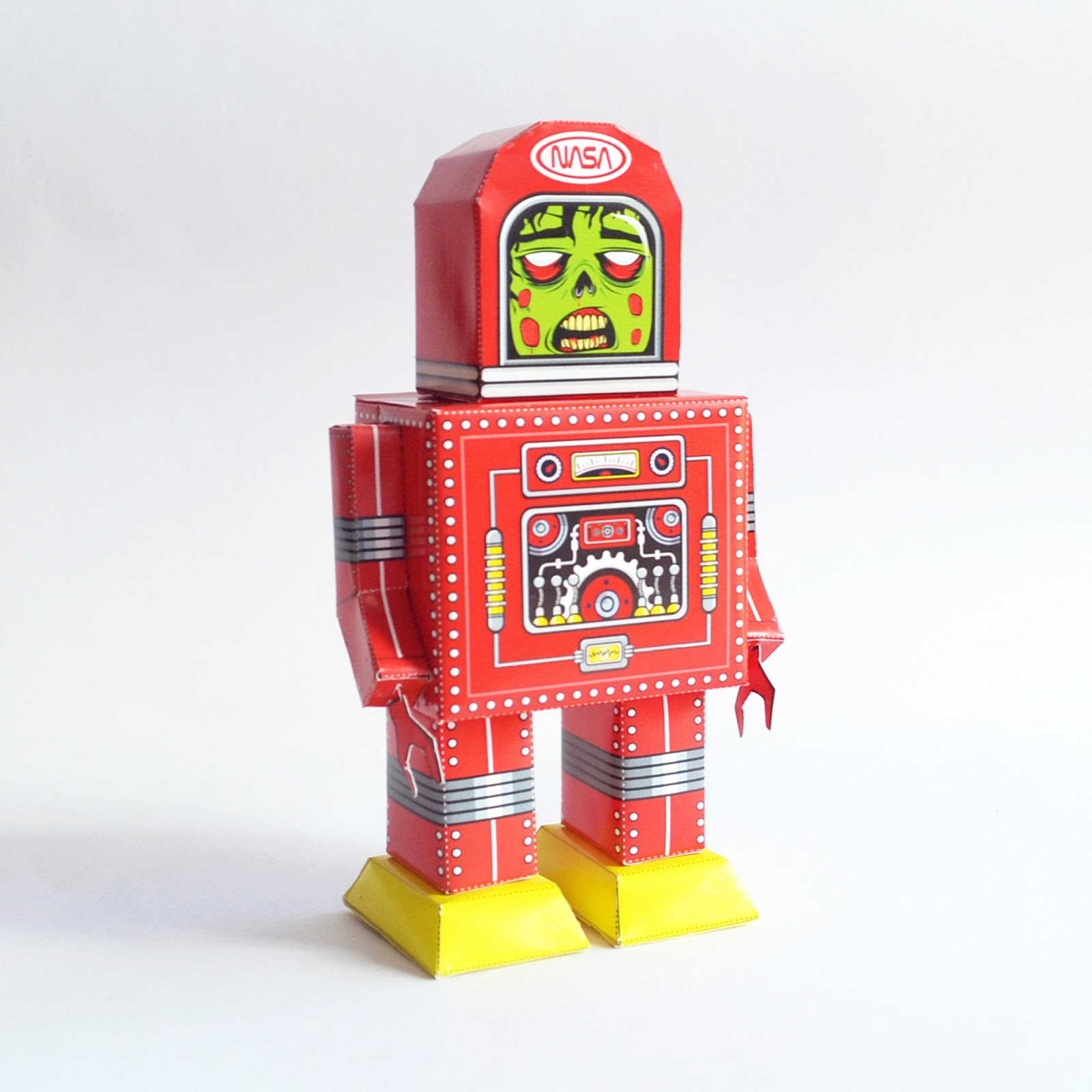 Dikids Paper toy : Zombot Papertoy