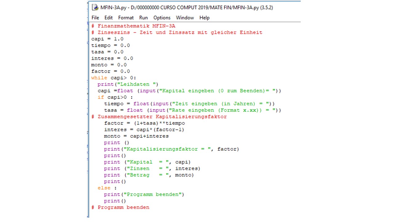 Financial Mathematics for all: Zinseszins: Berechnungen und Programm in ...