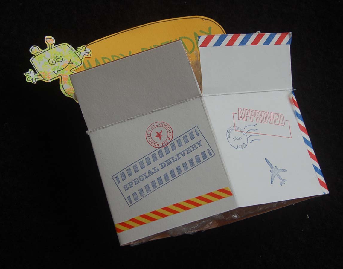 Lynn's Craft Blog: Mailing Box Birthday Card