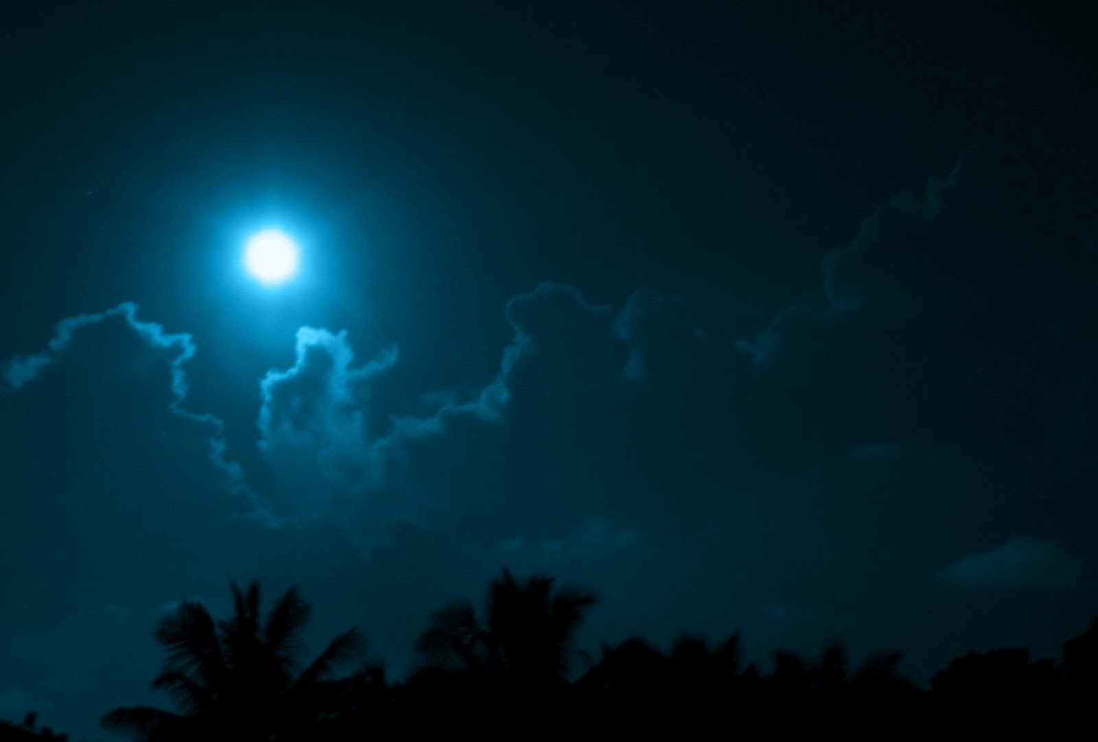 Scary Blue Moon Backgrounds