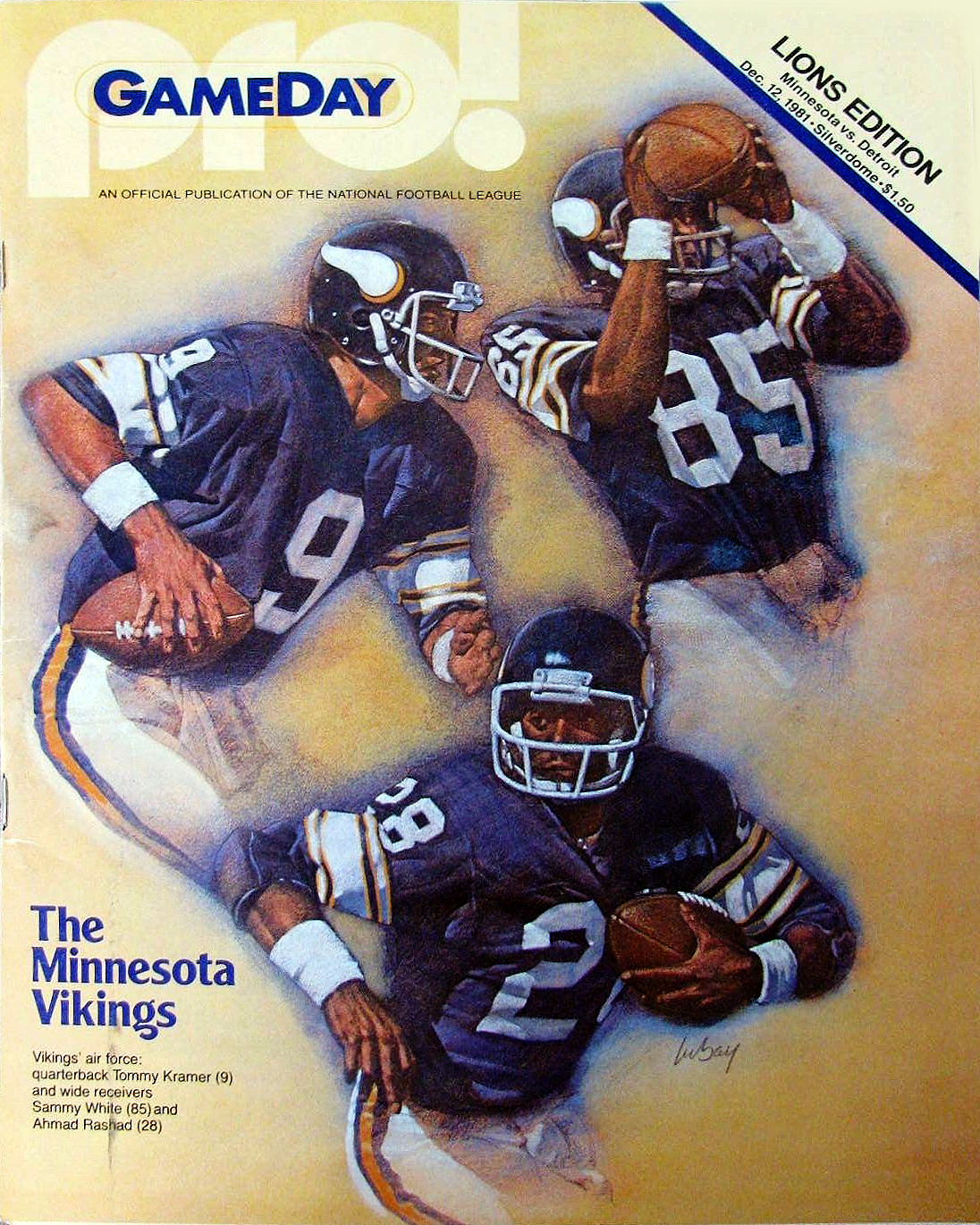 Pro Football Journal Presents: NFL Art: 1981 NFL Game Program Art