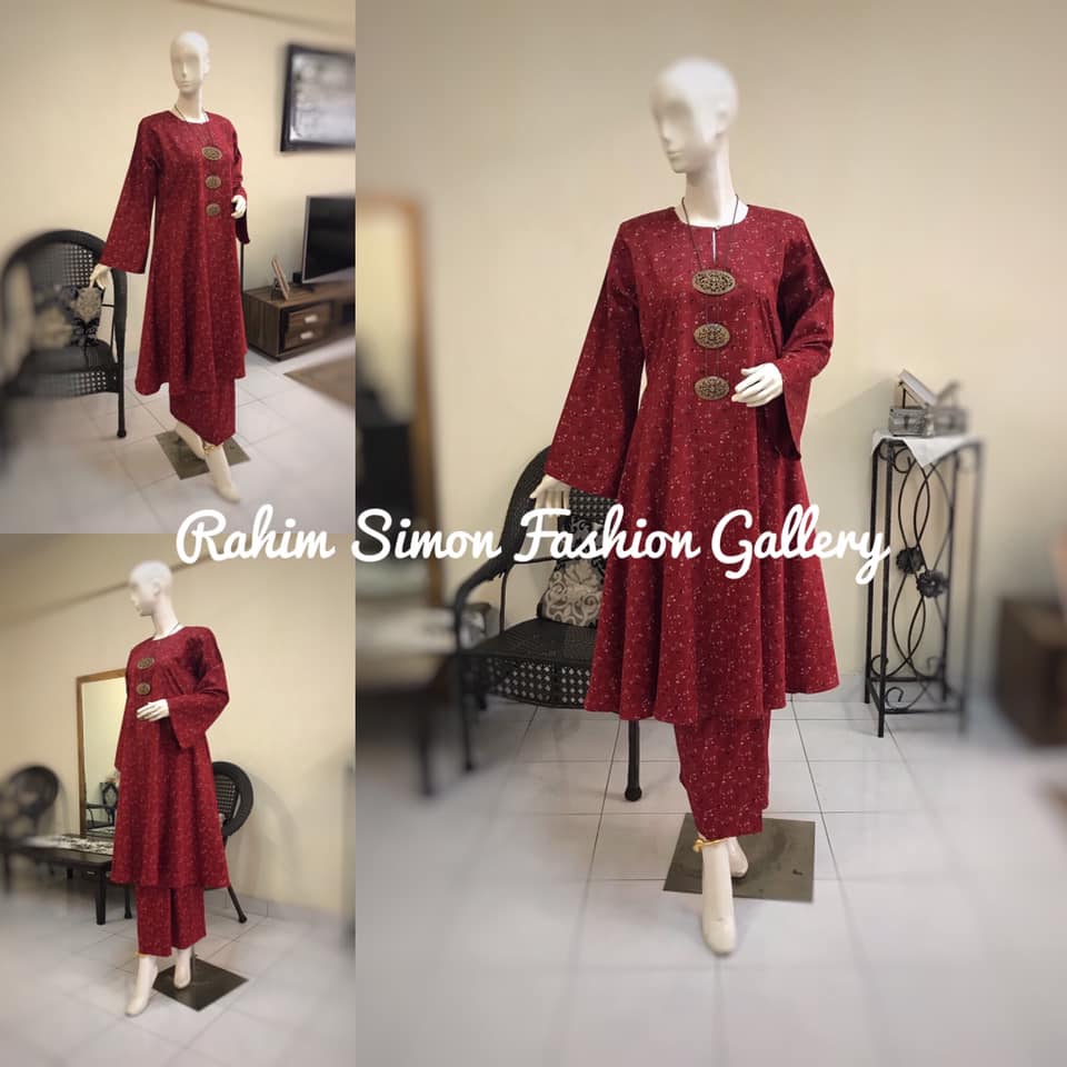 R.S.F.G )*** Rahim Simon Fashion Gallery: Baju Kurung Johor Riau Corak ...