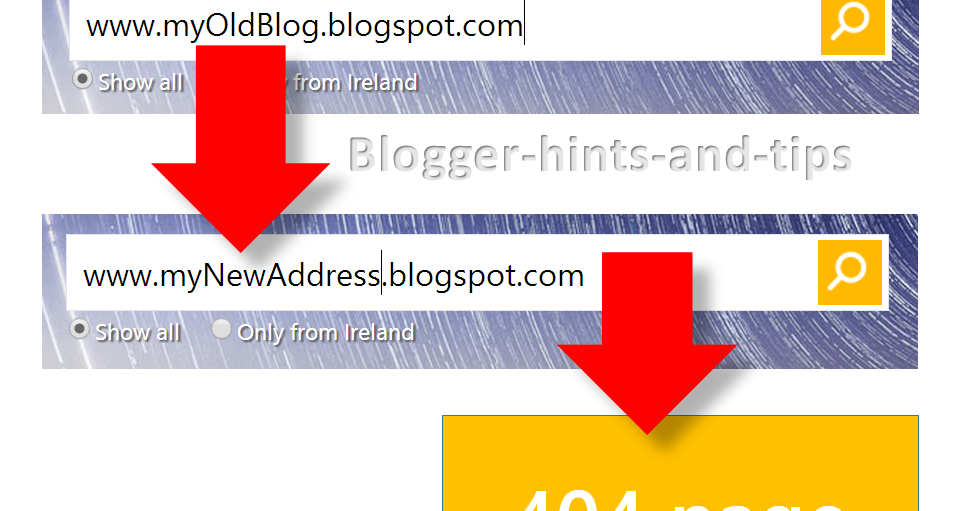 How to change internal links when you chance your blog's web-address ...