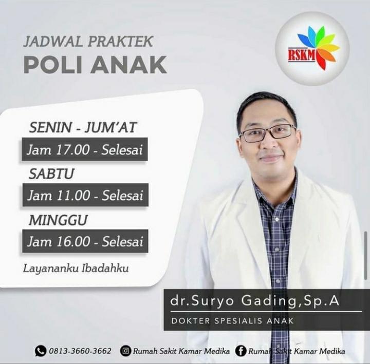 Jadwal Praktik Dokter RS Kamar Medika Jadwal Praktik Dokter RS Kamar Medika