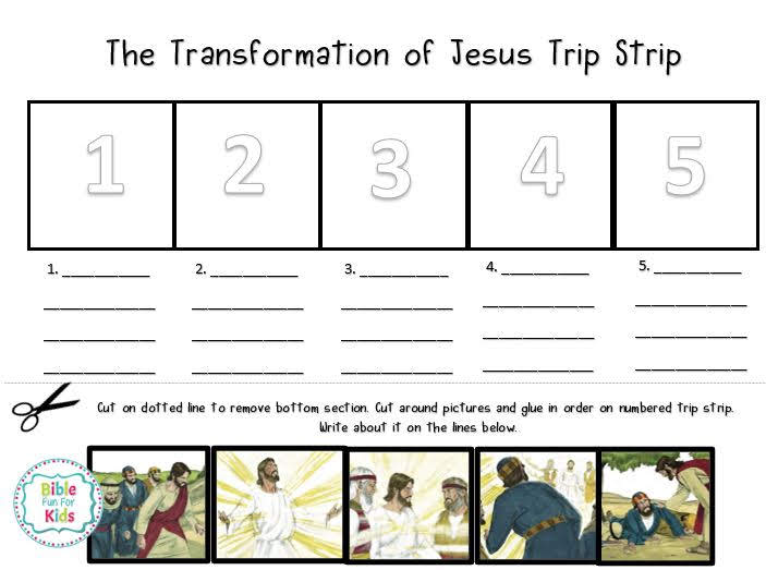 Transfiguration of Jesus | Bible Fun For Kids
