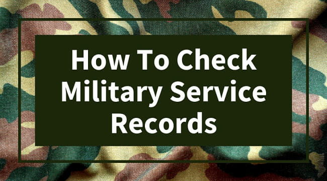 How Can I find someone’s Military Status?